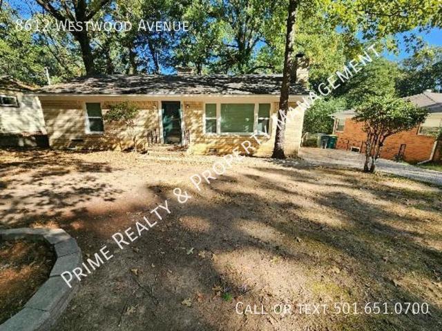 3 BR, 1 BA Apartment 8612 Westwood Avenue, Little Rock, AR 72204