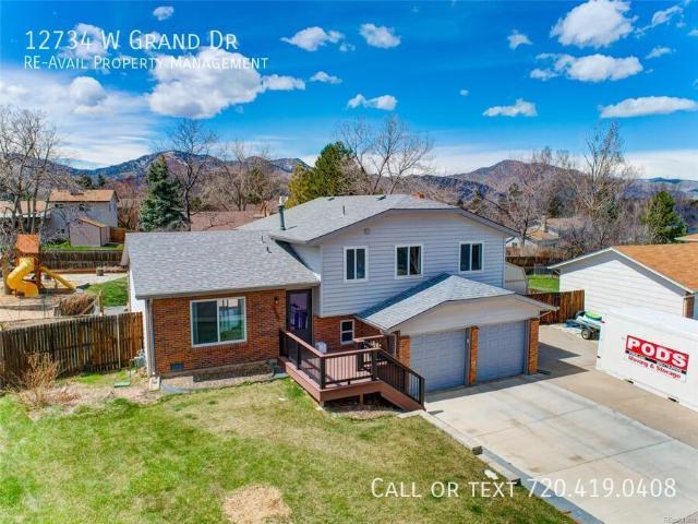 3 BR, 2.5 BA Apartment 12734 W Grand Dr, Morrison, CO 80465