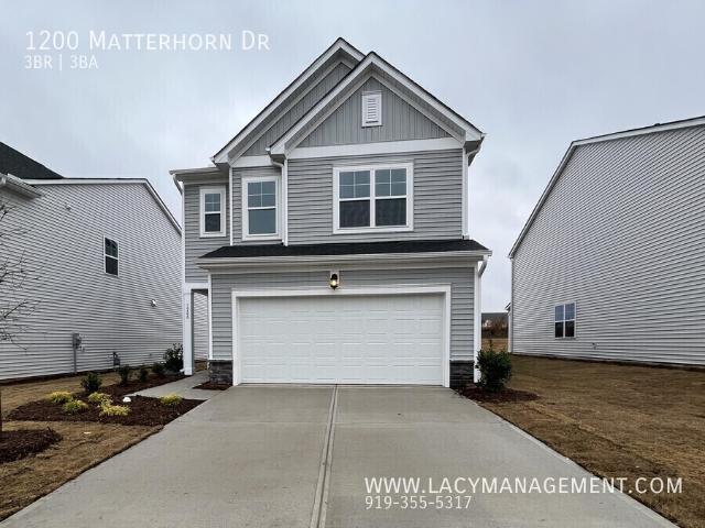 3 BR, 2.5 BA Apartment 1200 Matterhorn Dr, Fuquay Varina, NC 27526