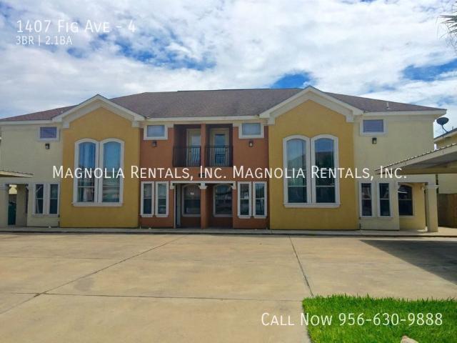 3 BR, 2.5 BA Apartment 1407 Fig Ave, Pharr, TX 78577