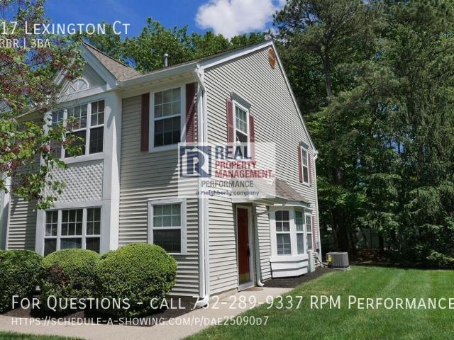 3 BR, 2.5 BA Apartment 17 Lexington Ct, Holmdel, NJ 07733