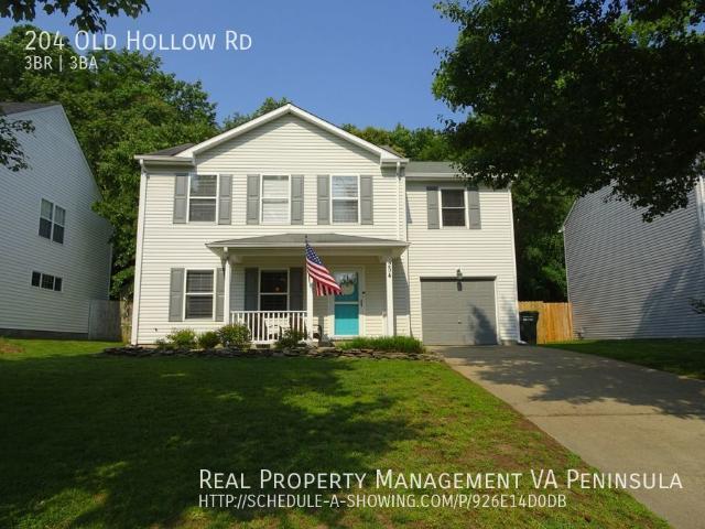 3 BR, 2.5 BA Apartment 204 Old Hollow Rd, Williamsburg, VA 23185