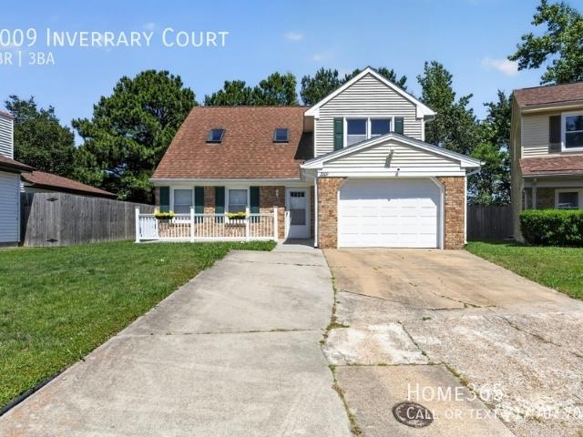 3 BR, 2.5 BA Apartment 2009 Inverrary Court, Virginia Beach, VA 23456