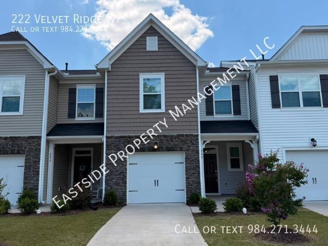 3 BR, 2.5 BA Apartment 222 Velvet Ridge Wy, Garner, NC 27529