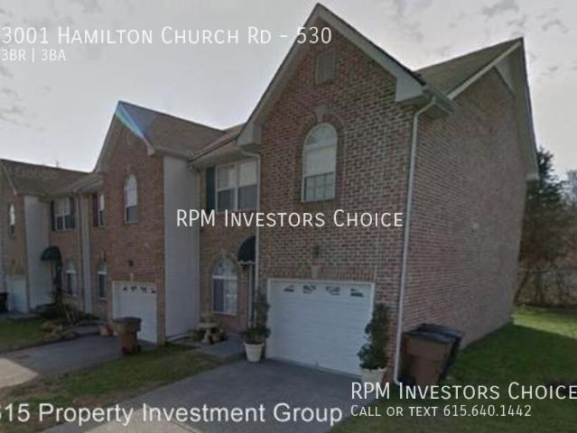 3 BR, 2.5 BA Apartment 3001 Hamilton Church Rd, Antioch, TN 37013