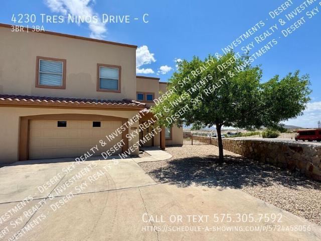 3 BR, 2.5 BA Apartment 4230 Tres Ninos Drive, Las Cruces, NM 88011