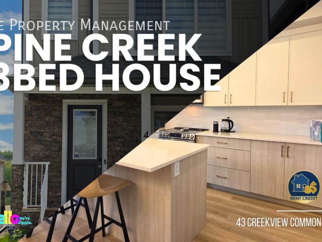3 BR, 2.5 BA Apartment 43 Creekview Cmn SW, Calgary, AB T2X 4Y1