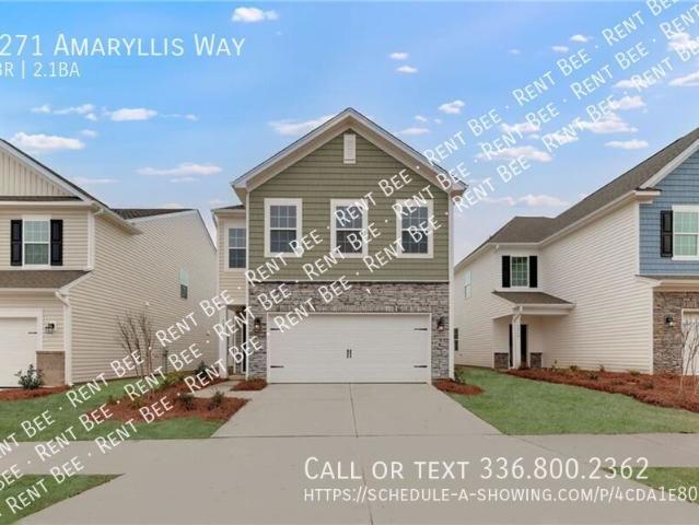 3 BR, 2.5 BA Apartment 5271 Amaryllis Way, Winston Salem, NC 27104