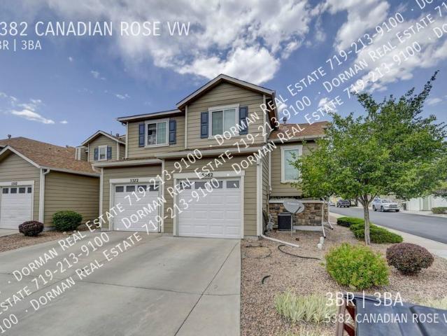 3 BR, 2.5 BA Apartment 5382 CANADIAN ROSE VW, COLORADO SPRINGS, CO 80916