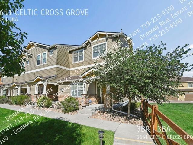 3 BR, 2.5 BA Apartment 5651 CELTIC CROSS GROVE, COLORADO SPRINGS, CO 80923