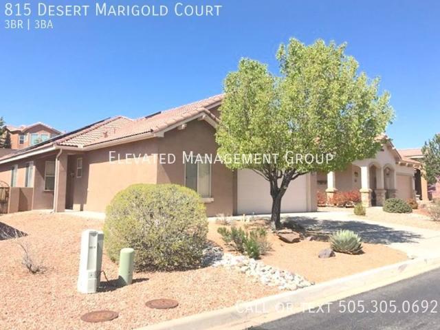 3 BR, 2.5 BA Apartment 815 Desert Marigold Court, Bernalillo, NM 87004