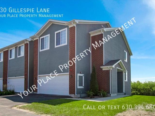 3 BR, 2.5 BA Apartment 930 Gillespie Lane, Yorkville, IL 60560