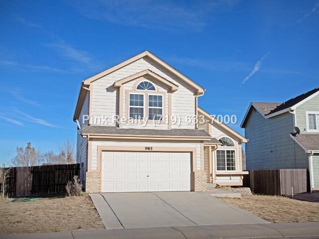 3 BR, 2.5 BA Apartment 985 Ridgebury Place, Fountain, CO 80817