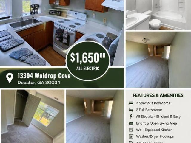 3 Br, 2 bath, Condo 13304 Waldrop Cv