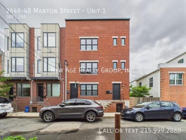 3 Br, 2 bath, Condo 2646 Manton Street