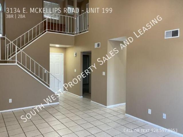 3 Br, 2 bath, Condo 3134 E Mckellips Road