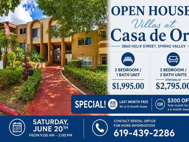 3 Br, 2 bath, Condo 3860 Helix Street