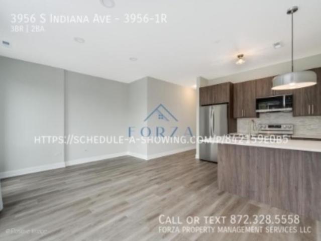 3 Br, 2 bath, Condo 3956 S Indiana Ave