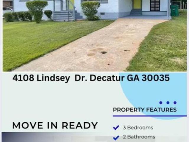 3 Br, 2 bath, Single Family Home 4108 Lindsey Dr