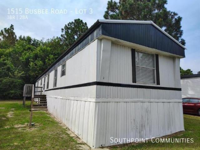 3 Br, 2 bath, Single Family 1515 Busbee Rd