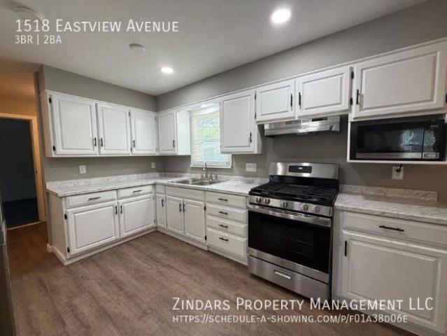 3 Br, 2 bath, Single Family 1518 Eastview Avenue
