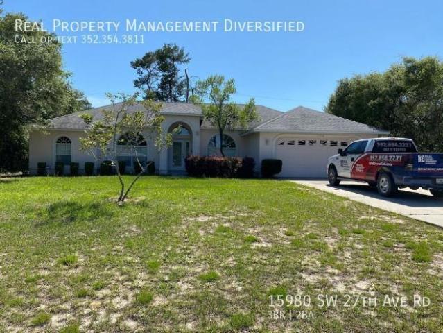 3 Br, 2 bath, Single Family 15980 SW 27th Ave Rd