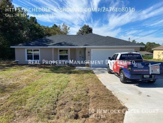 3 Br, 2 bath, Single Family 10 Hemlock Circle Court