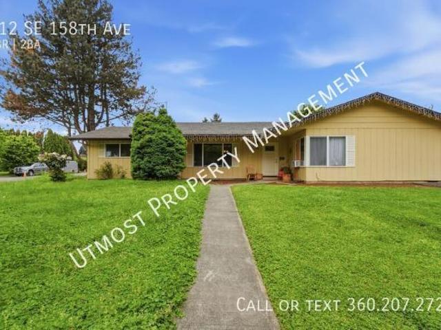 3 Br, 2 bath, Single Family 112 SE 158th Ave