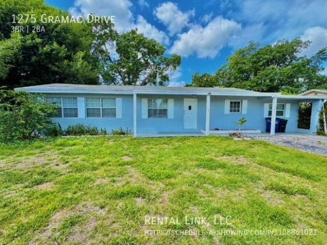 3 Br, 2 bath, Single Family 1275 Gramac Drive