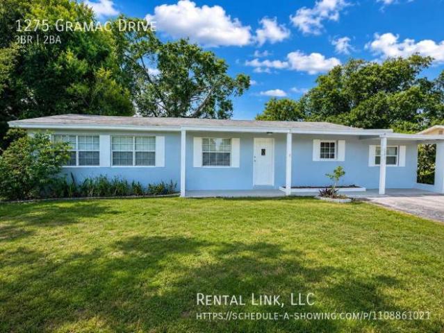 3 Br, 2 bath, Single Family 1275 Gramac Drive