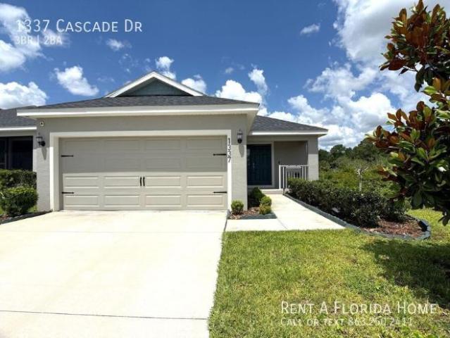 3 Br, 2 bath, Single Family 1337 Cascade Dr
