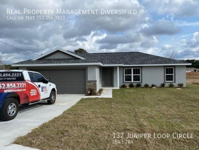3 Br, 2 bath, Single Family 137 Juniper Loop Circle