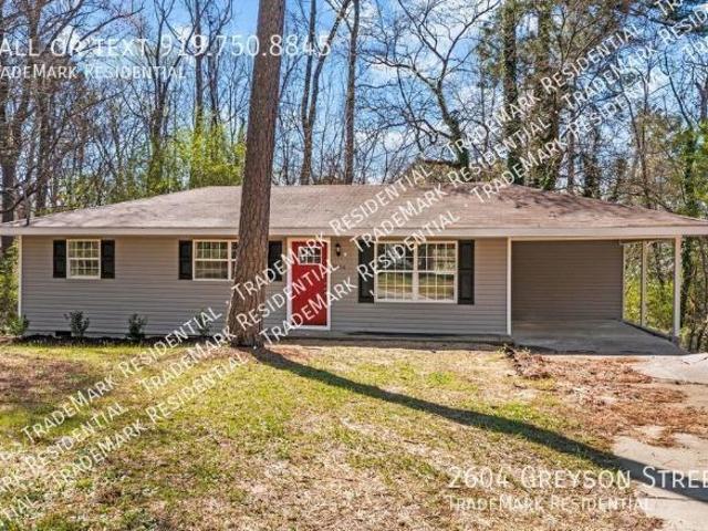 3 Br, 2 bath, Single Family 2604 Greyson St