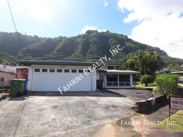 3 Br, 2 bath, Single Family 2719 Poelua St