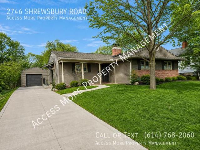 3 Br, 2 bath, Single Family 2746 Shrewsbury Road