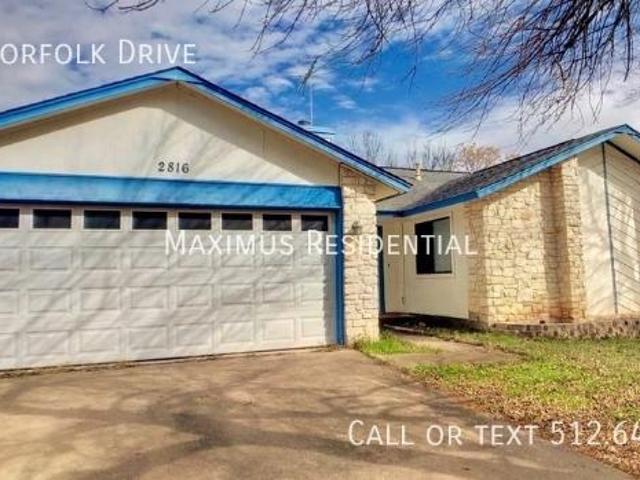 3 Br, 2 bath, Single Family 2816 Norfolk Drive