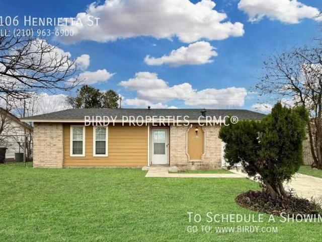 3 Br, 2 bath, Single Family 2106 Henrietta St