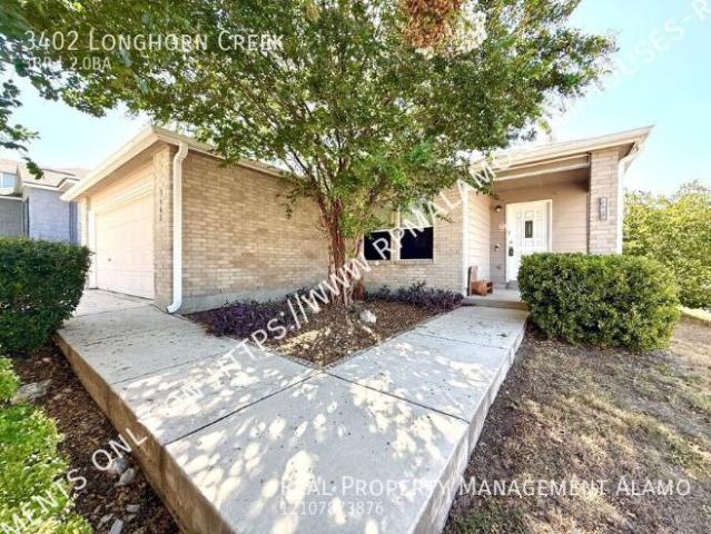 3 Br, 2 bath, Single Family 3402 Longhorn Creek