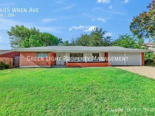 3 Br, 2 bath, Single Family 3405 Wren Ave