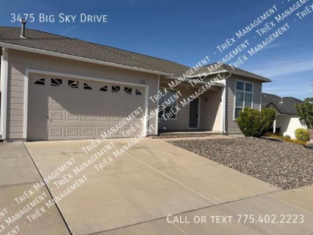 3 Br, 2 bath, Single Family 3475 Big Sky Drive