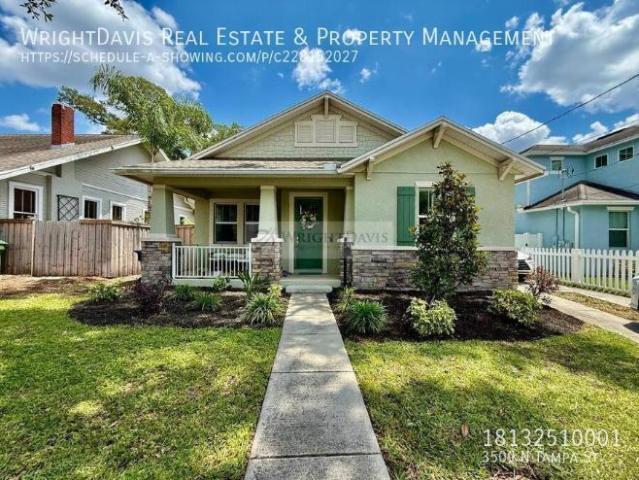 3 Br, 2 bath, Single Family 3509 N Tampa St