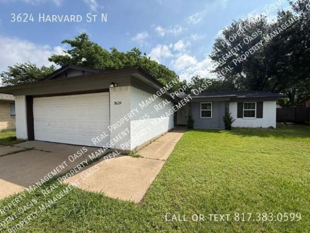 3 Br, 2 bath, Single Family 3624 Harvard St N