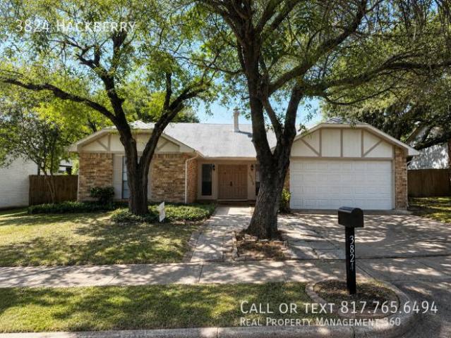 3 Br, 2 bath, Single Family 3824 Hackberry