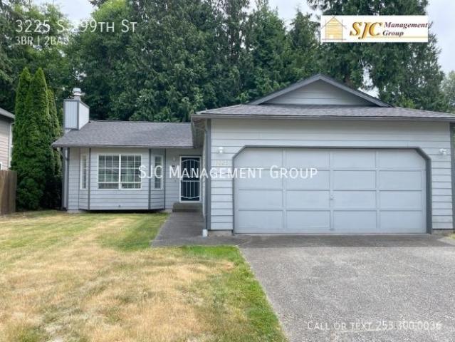 3 Br, 2 bath, Single Family 3225 S 299th St