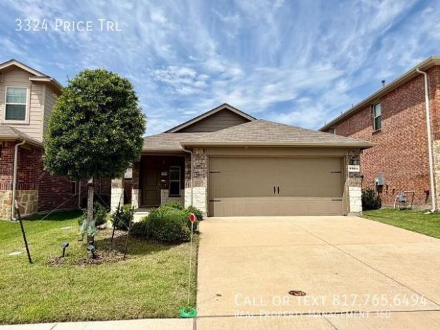 3 Br, 2 bath, Single Family 3324 Price Trl
