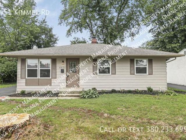 3 Br, 2 bath, Single Family 4451 Kimmel Rd