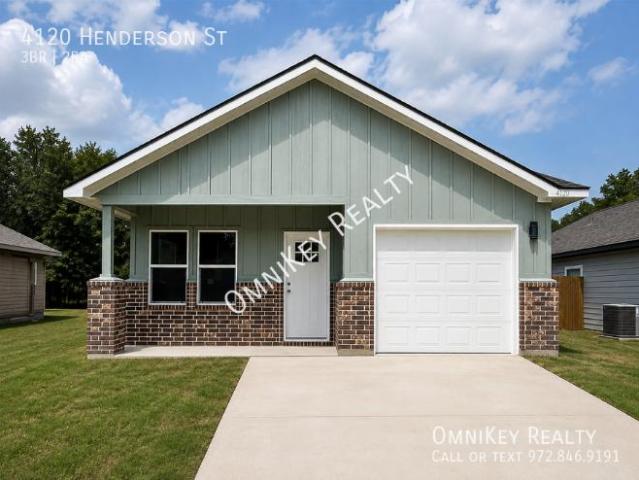 3 Br, 2 bath, Single Family 4120 Henderson St