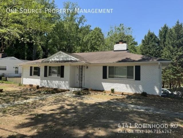 3 Br, 2 bath, Single Family 4141 Robinhood Rd