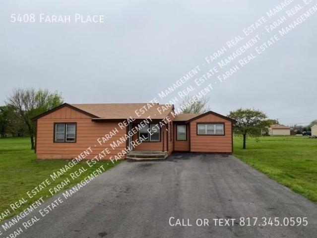 3 Br, 2 bath, Single Family 5408 Farah Place