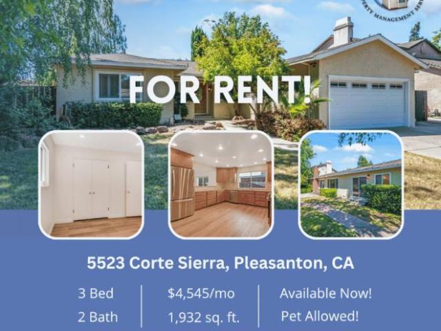 3 Br, 2 bath, Single Family 5523 Corte Sierra
